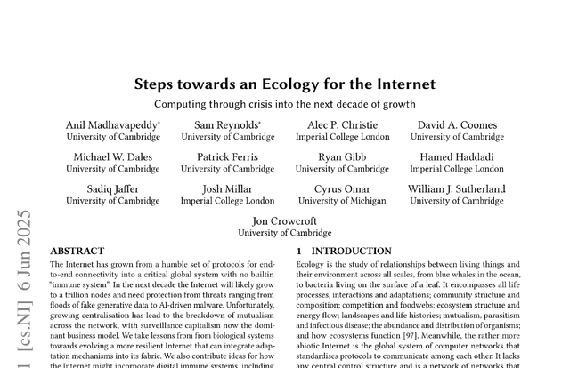 Steps towards an Ecology for the Internet | Anil Madhavapeddy
